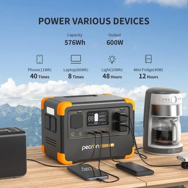Portable Power Station 576Wh - Your Tech Kingdom